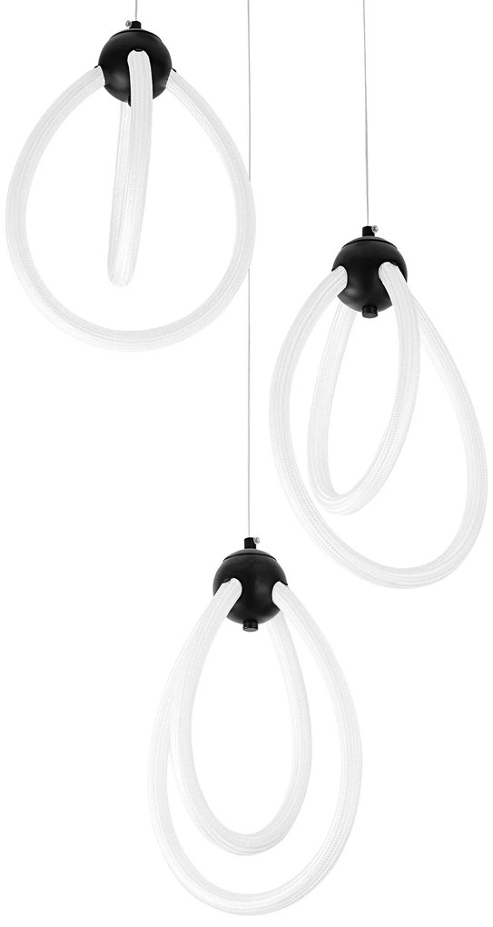 Toolight Dekorativní LED osvětlení G022-3CPR černé