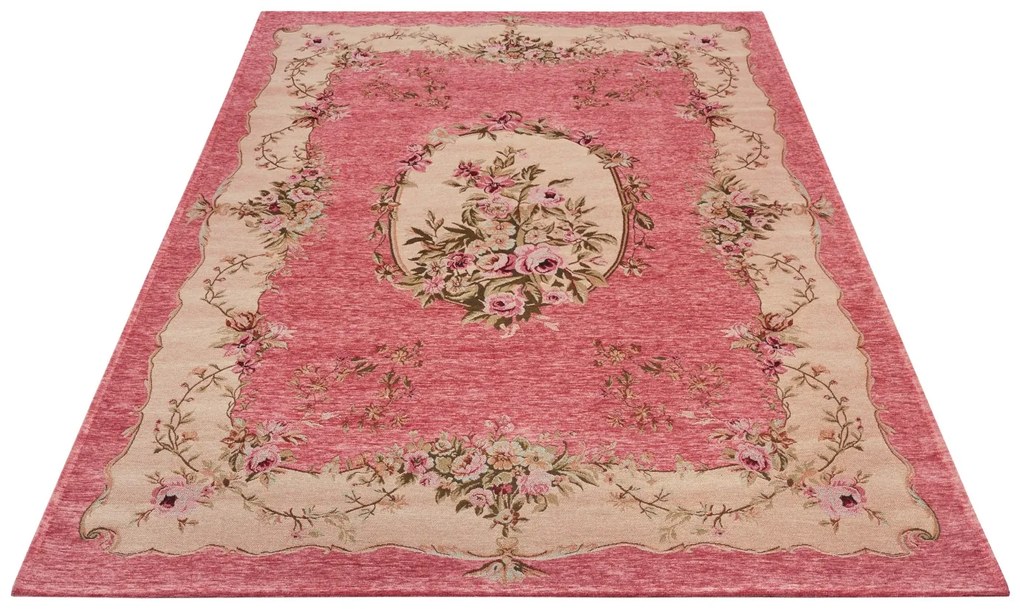 Hanse Home, Kusový koberec Gobelin 105863 Pink Cream, 60x90, růžová, ložnice