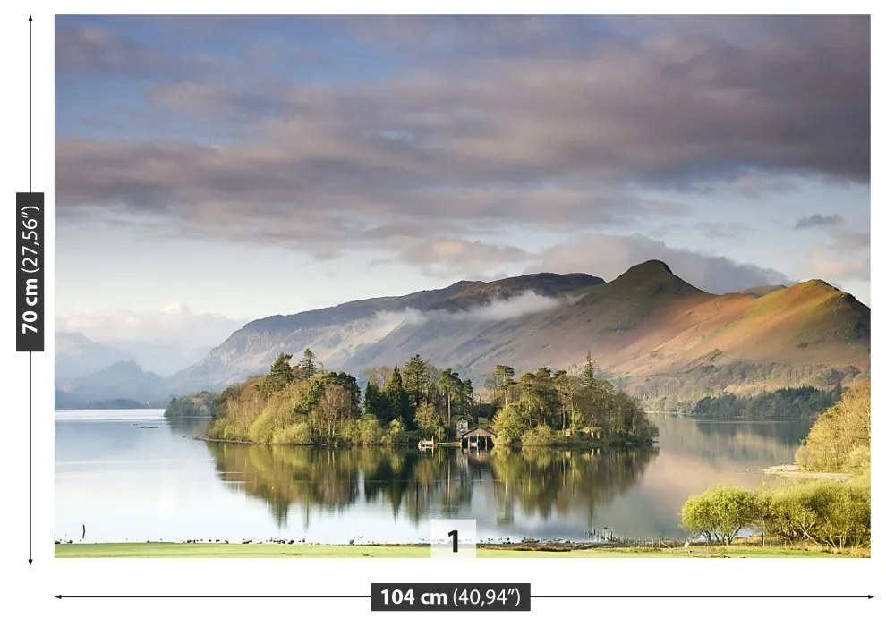 Fototapeta Jezero Derwentwater 104x70