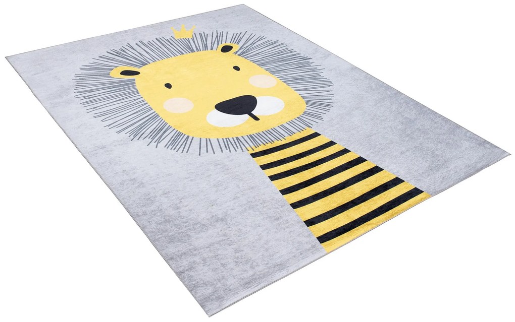 Dětský koberec s roztomilým motivem lva