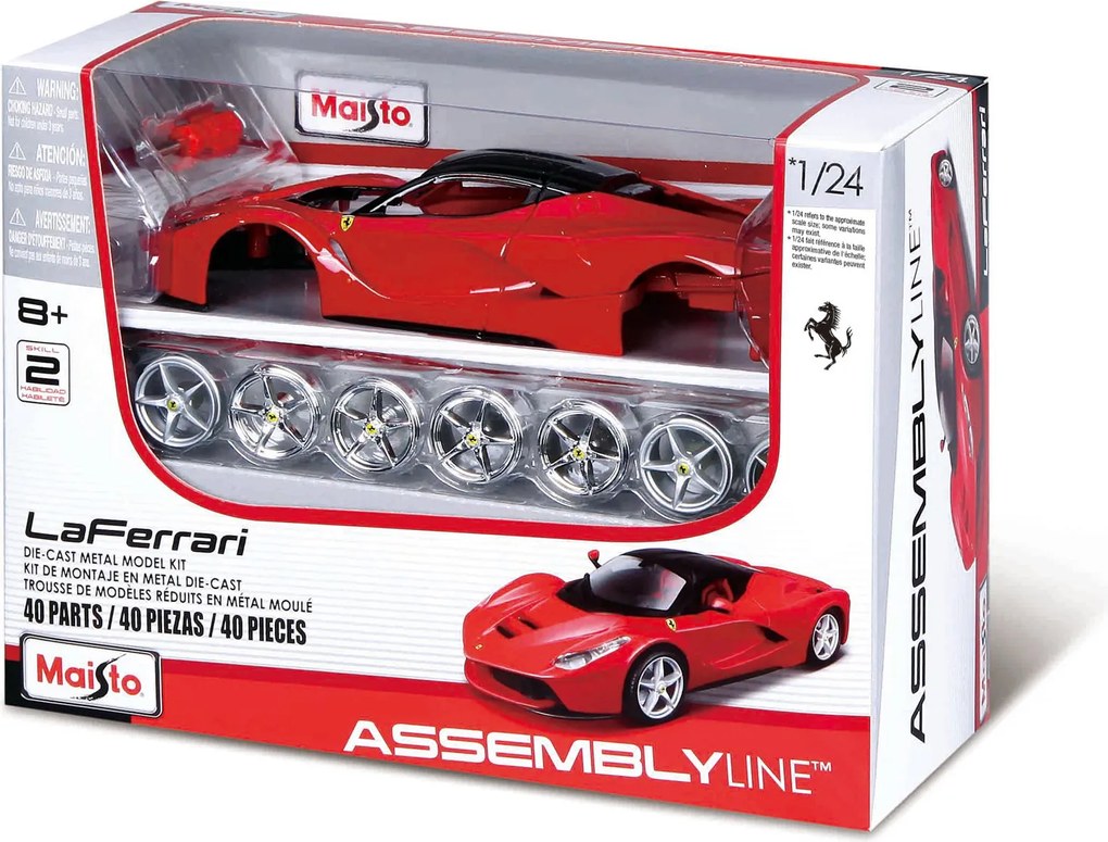 Maisto – Stavebnice - Ferrari LaFerrari, 1:24
