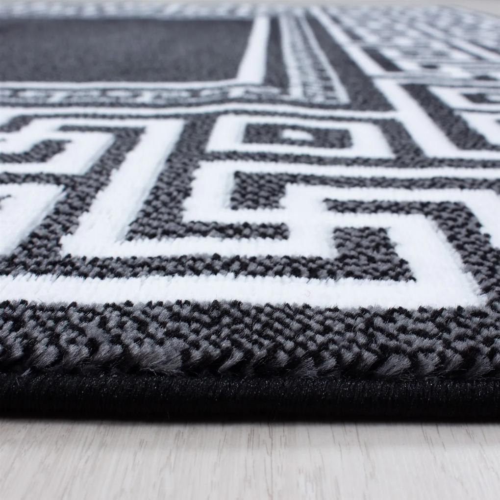 Ayyildiz Kusový koberec PARMA 9340, Černá Rozměr koberce: 160 x 230 cm