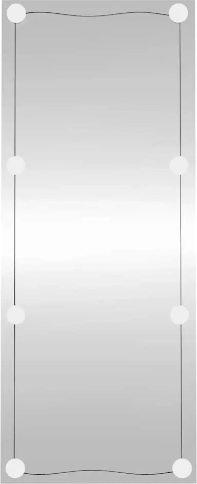 Nástěnné zrcadlo s LED osvětlením 40 x 100 cm sklo obdélníkové 3189154