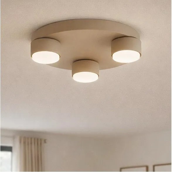Brilagi - LED Stropní svítidlo MONO 3xGX53/12W/230V pr. 30 cm béžová