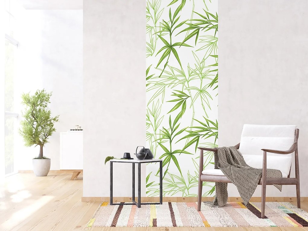 Vliesová fototapeta na zed' Malované Listí | 90 x 270 cm | DFTNVL3716