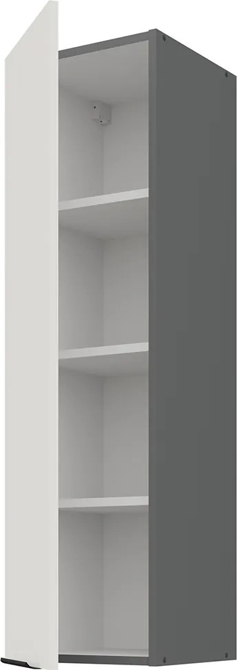 Kuchyňská linka ARIA aw | 300 cm | UNI dvířka | EXTRA VYSOKÁ | ANTIFINGER povrch | antracit/bílá