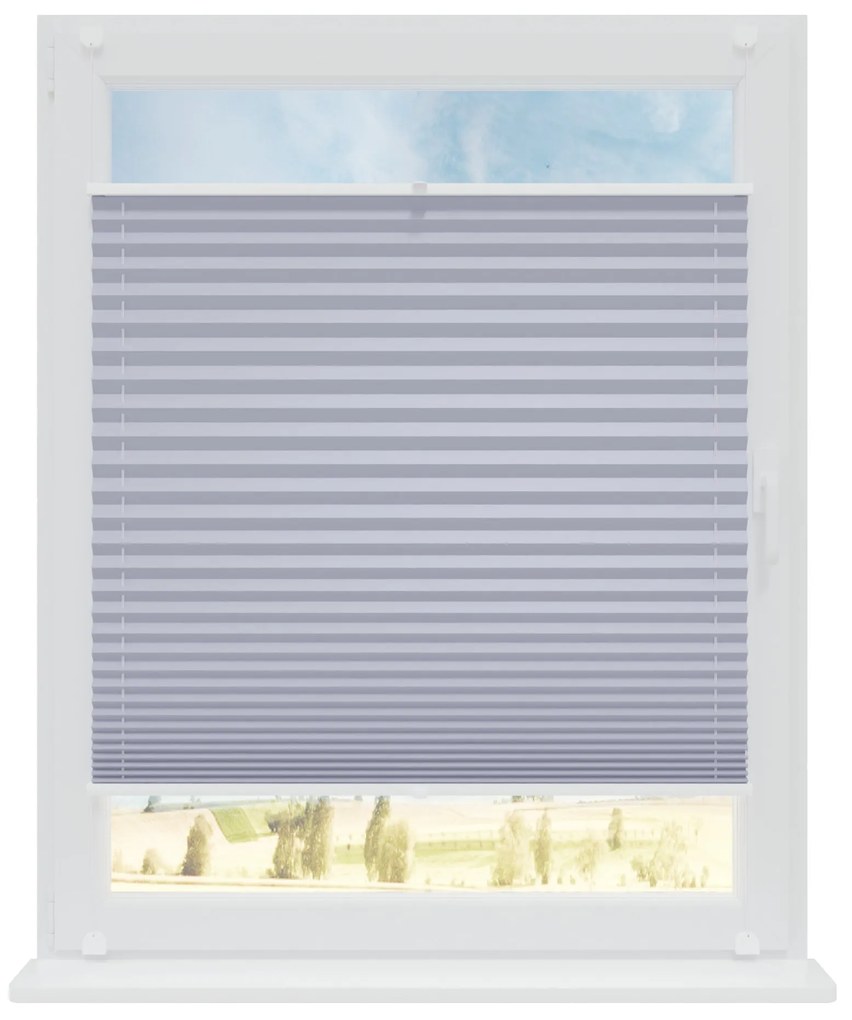 Plisa Termoizolaèní plisovaná roleta Grey Silver 148 cm x volitelná výška