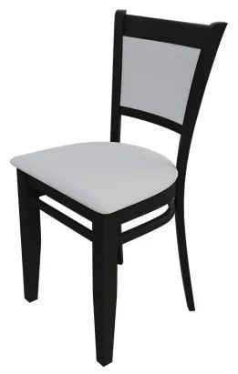 Jídelní židle MOVILE 33 - wenge / bílá ekokůže