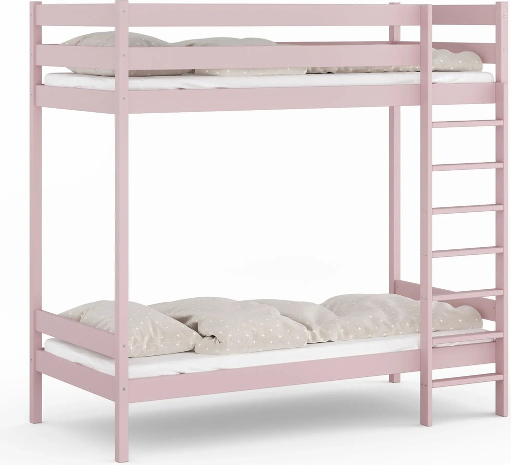Rkids | Patrová postel Dino 80x190 Růžová