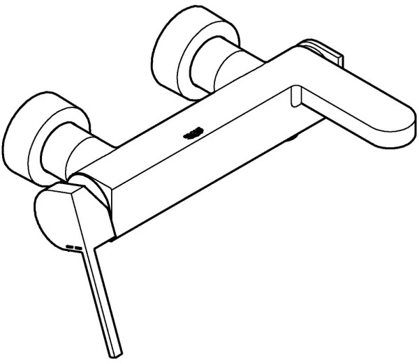 GROHE 33553AL3 - Vanová baterie PLUS grafit