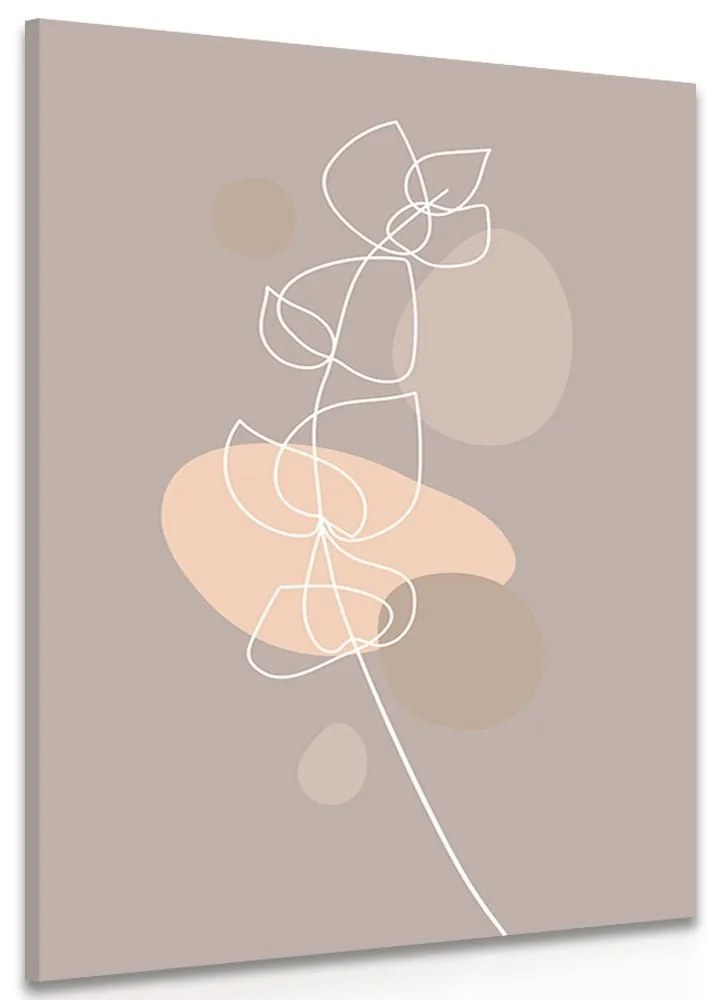 Obraz minimalistický list No1 - 60x90