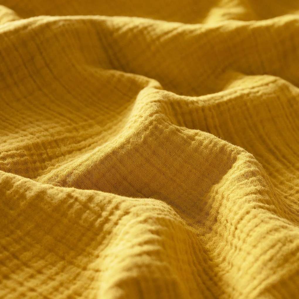 Celoroční mušelínové povlečení do postýlky Honey - GOTS Velikost: 95 x 130 + 45 x 65