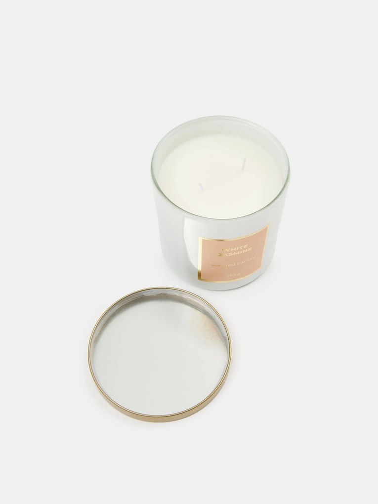 Sinsay - Vonná svíčka White Jasmine - bílá