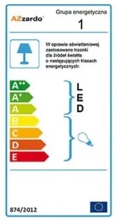 Minimalistické svítidlo Stylo 8 chrom
