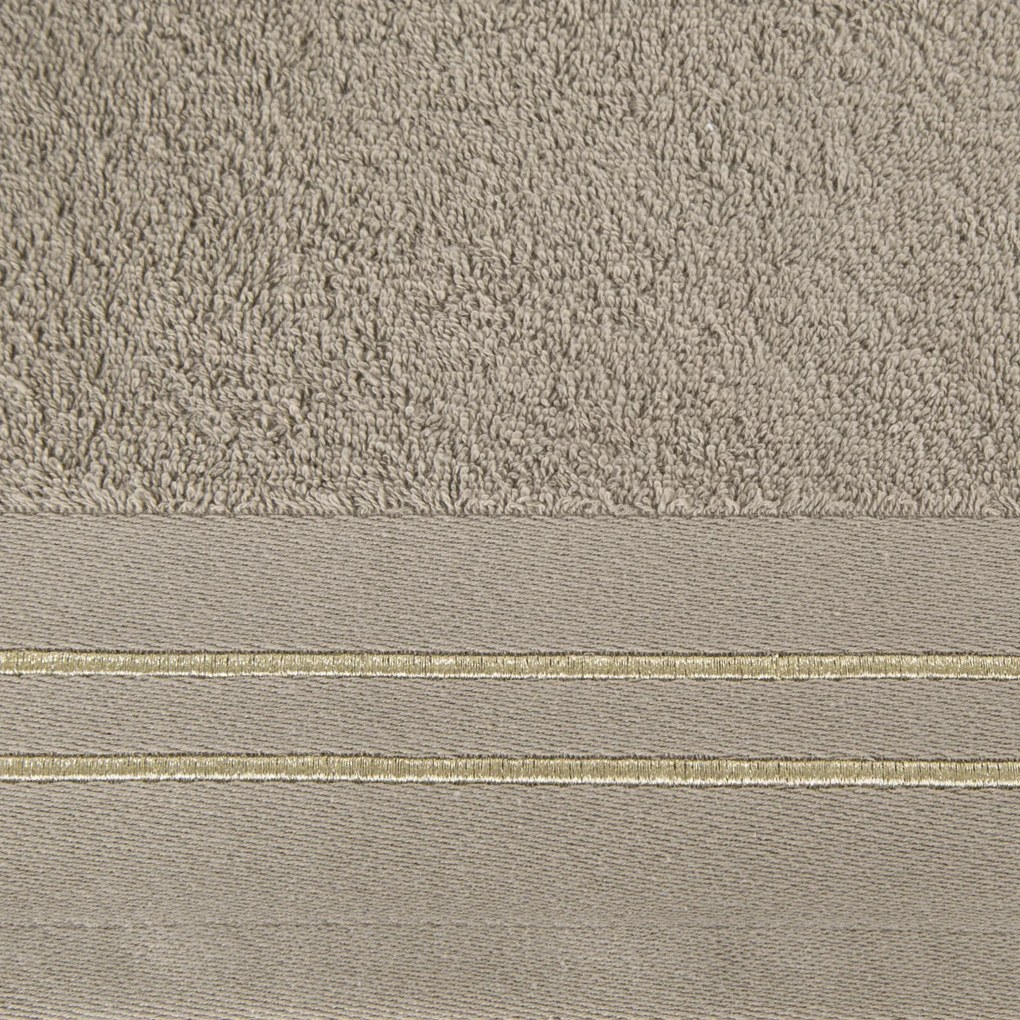 FROTÉ RUČNÍK OLIVIA SADA 3KS 70X140 CM BÉŽOVÁ