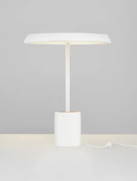 Moderní stolní lampa Ophelia Bílá