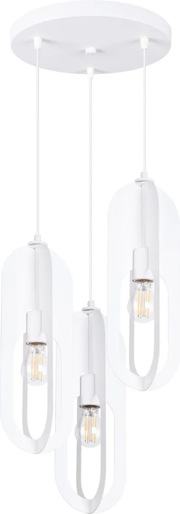 Sollux Lighting Závěsné svítidlo NICUS 1 bílé
