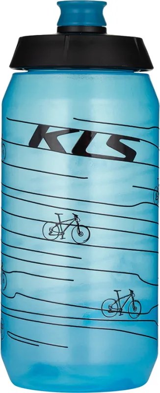 Cyklo láhev Kellys Kolibri 0,55l Transparent Black