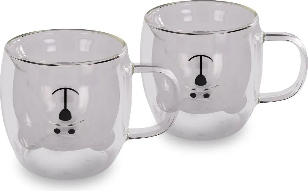 Lamart LT9125 – VASO Set 2 Bear (čiré, 2 × 250 ml)