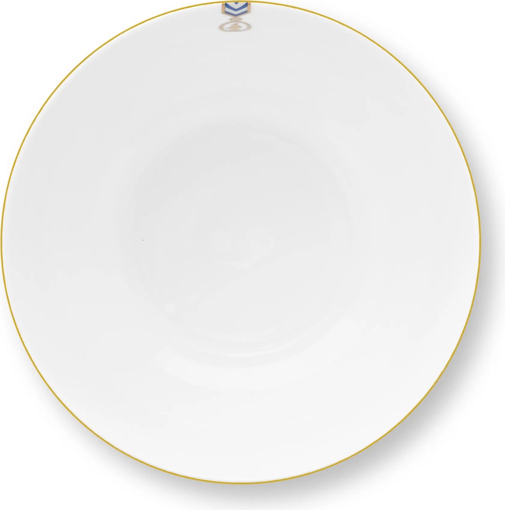 Pip Studio Pip Chique Stripes miska ∅15.5cm, růžovo-zelená (Pip Chique miska ∅15.5cm)