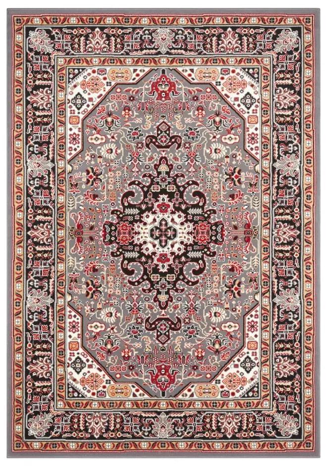 Šedo-hnědý koberec Nouristan Skazar Isfahan, 120 x 170 cm