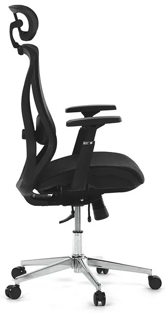 Ergonomická kancelářská židle NILS - černá síťovina Barva: černá