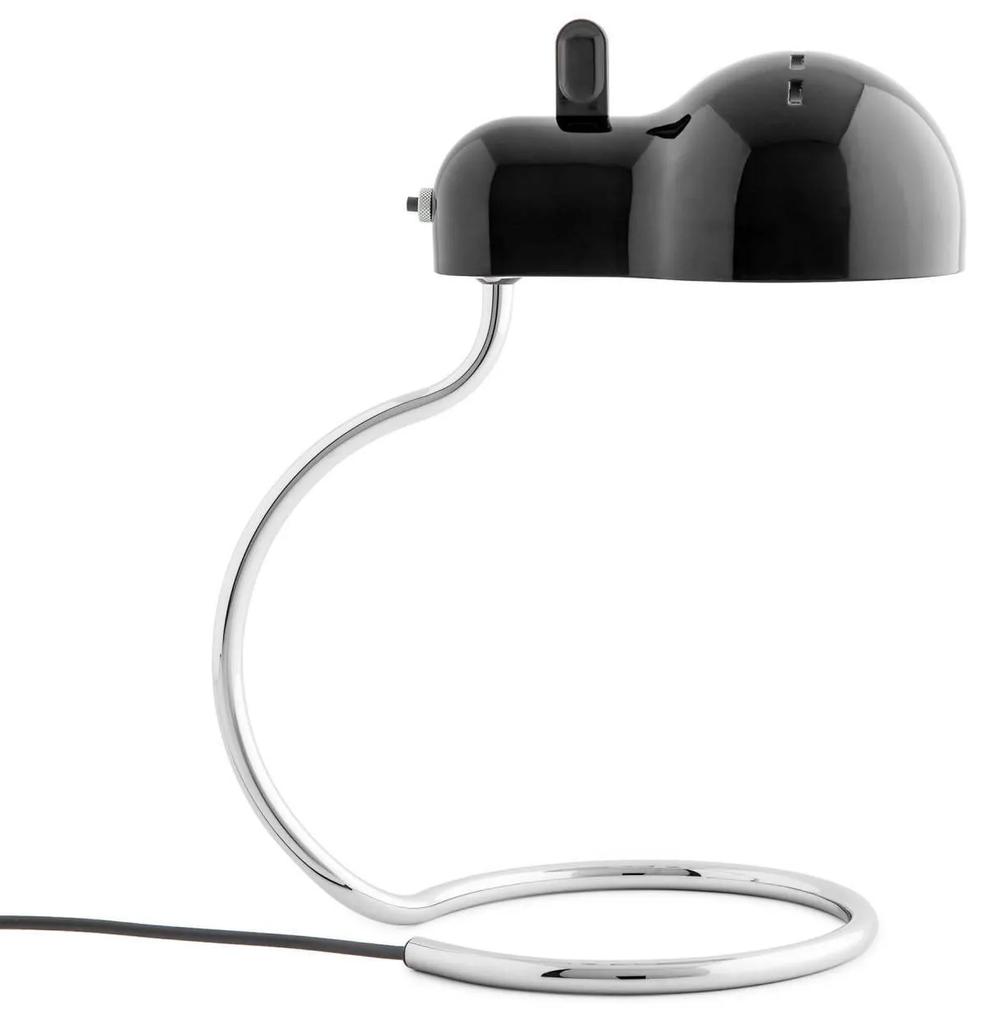 Stilnovo 9066 Minitopo Classic, černá stolní retro lampička, 1x7W LED E27, výška 36cm