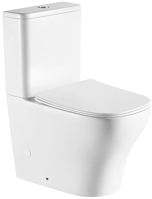 Sapho, BELLO RIMLESS WC kombi mísa s nádržkou, spodní/zadní odpad