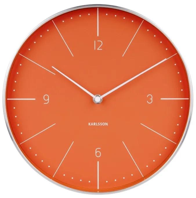 Designové nástěnné hodiny 5682OR Karlsson 28cm
