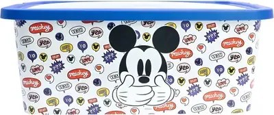 STOR Úložný box 13l Mickey / 38,7 x 28,7 x 15 cm / plast
