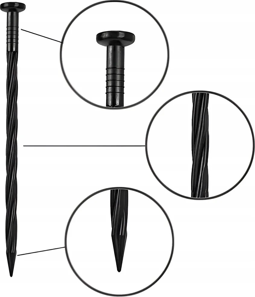 TRENDIE Zahradní obrubník plastový 5cm x 10m