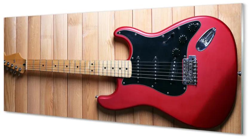 akrylový obraz Elektrická kytara 120x60 cm