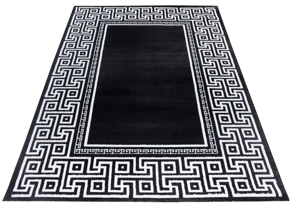Ayyildiz Kusový koberec PARMA 9340, Černá Rozměr koberce: 160 x 230 cm