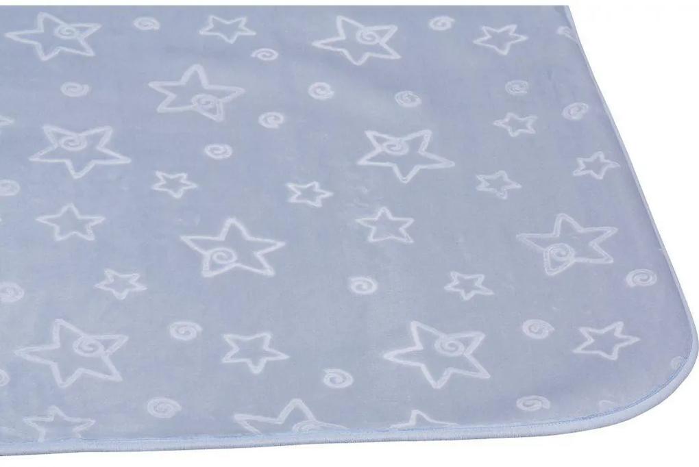 Scarlett dětský kobereček Hvězda 118 x 144 cm Modrý