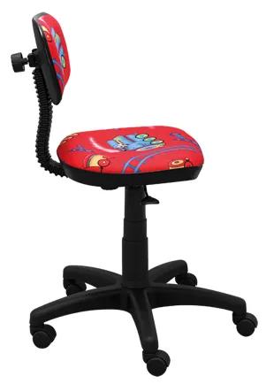 Artofis dětská židle Junior vláček červená