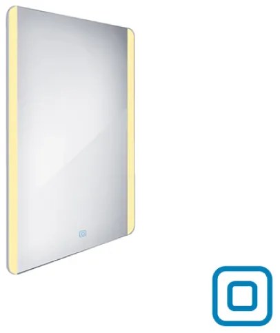 Nimco zrcadlo LED senzor 500 x 700 Model 17000 hliníkový rám ZP 17001V