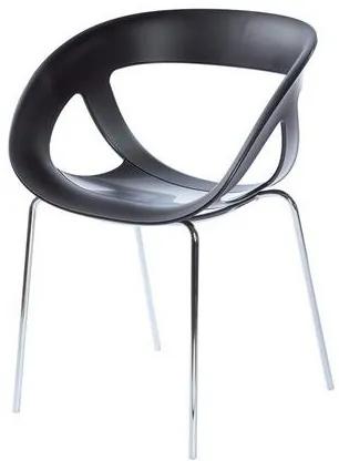 Gaber Plastová židle MOEMA 69 Barva kostry černá kostra Barva plastu Gaber limeta 35