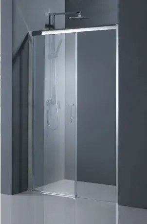 Sprchové dveře HOPA ESTRELA - 130 cm, 195 cm, Pravé (DX), Hliník chrom, Čiré bezpečnostní sklo - 6 mm BCESTR13CCP