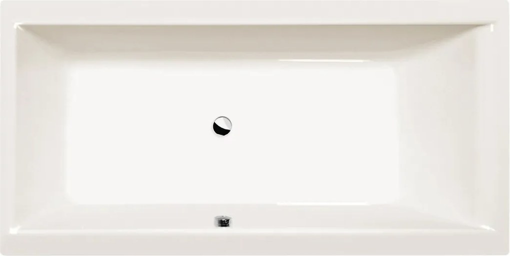 Polysan Cleo obdélníková vana 180 x 90 x 48 cm akrylát ivory béžová 13111.40