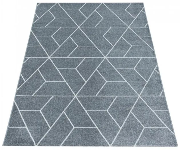 Vopi | Kusový koberec Efor 3715 grey - 80 x 250 cm