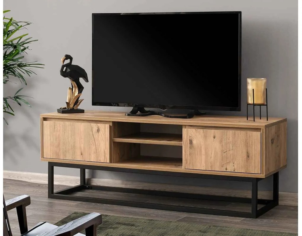Designový TV stolek Balwina 140 cm borovice