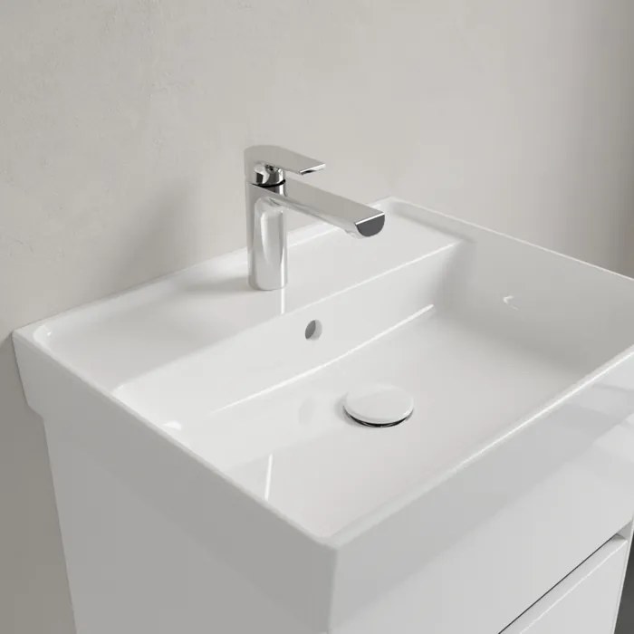 VILLEROY & BOCH Villeroy &amp; Boch COLLARO - Umyvadlo 550x440x160 mm, s přepadem, bílá Alpin 4A335501