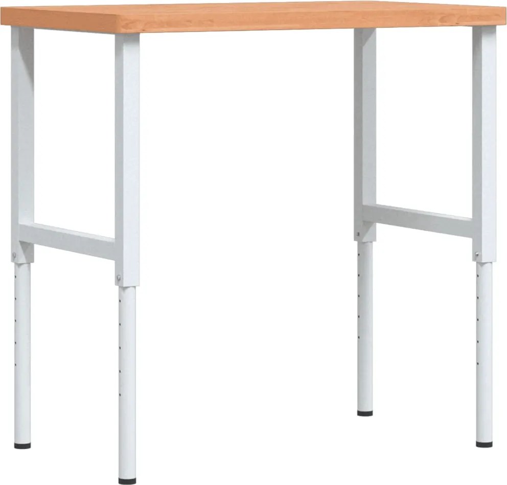 Pracovní stůl 100 x 60 x (73–99,5) cm masivní buk obdélníkový 3309707