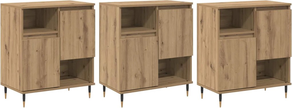 Konzole 3 ks Artisanový dub 3394543