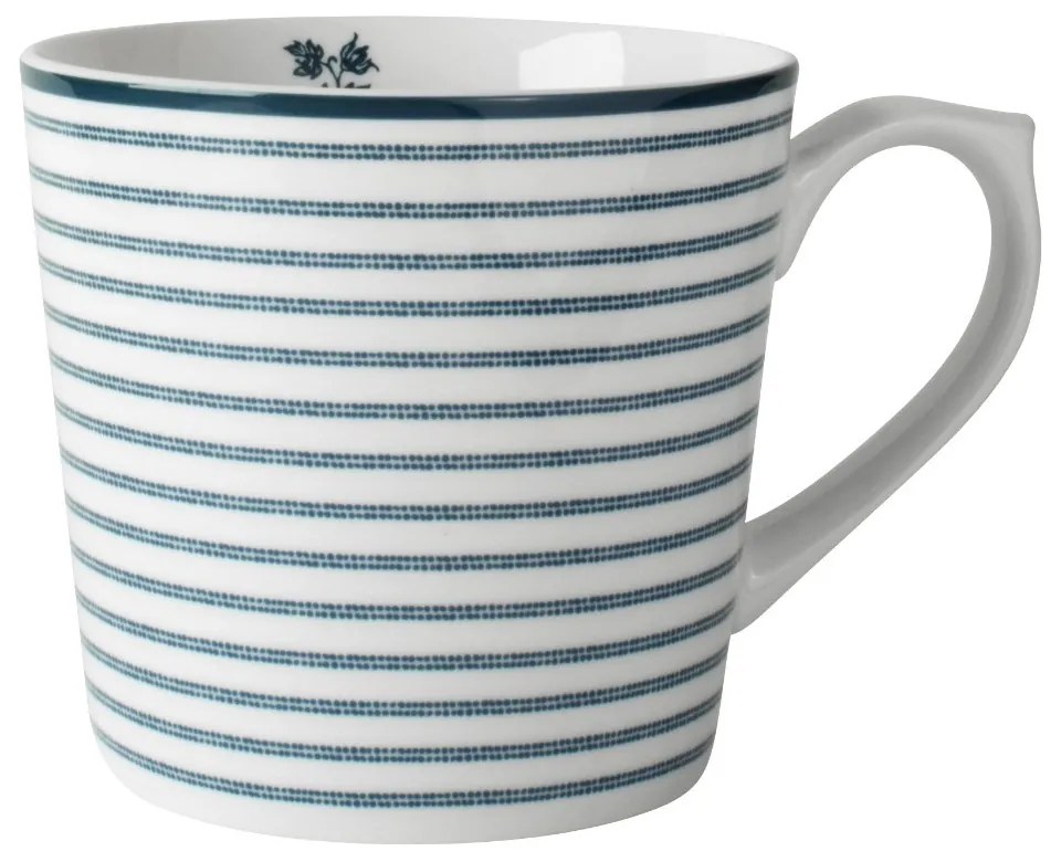 Porcelánový hrnek Candy Stripe blue XL 540ml, Laura Ashley UK