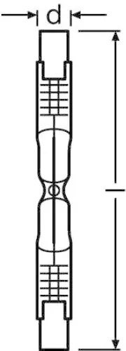 Halogenová žárovka lineární OSRAM HALOLINE 64690 ECO 80W 78mm R7s