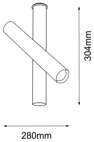 Amplex 8893 - Bodové svítidlo AKADI 1xGU10-MR11/15W/230V černá/mosaz