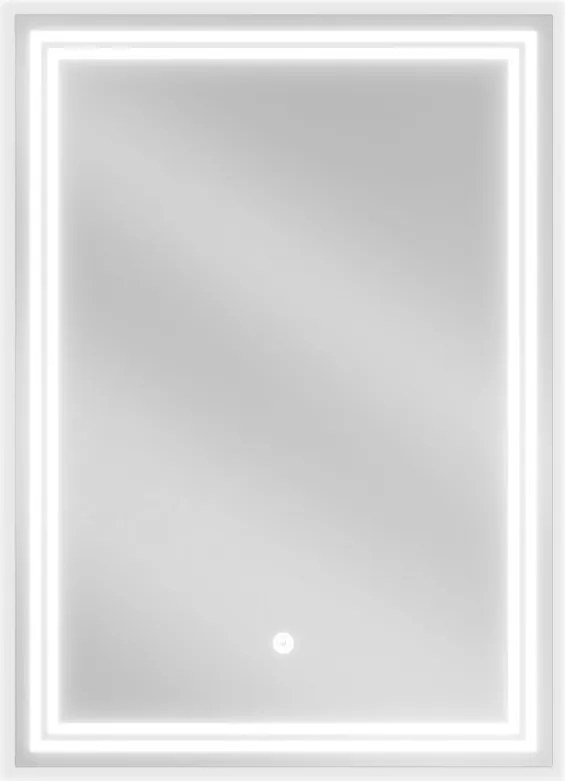 Mexen Taco, LED koupelnové zrcadlo s podsvícením 50x70 cm, 6000K, ochrana proti zamlžování, 9805-050-070-611-00