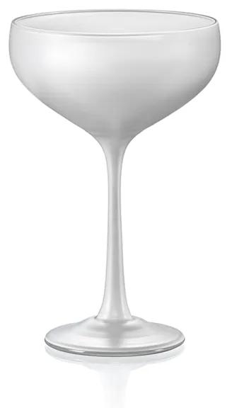 Crystalex bílé sklenice na koktejly Pralines 180 ml 4KS