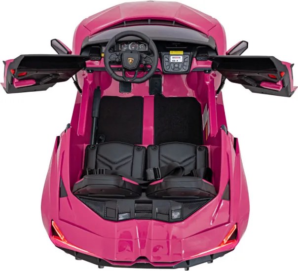 Elektrické autíčko Lamborghini Revuelto XL STRONG růžové